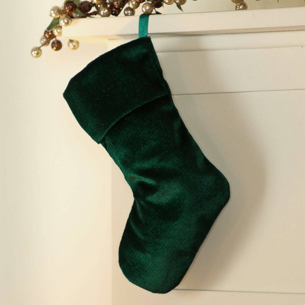 Luxury Velvet Large And Mini Christmas Stockings By Dibor ...