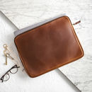 personalised leather document holder/organiser by vida vida ...