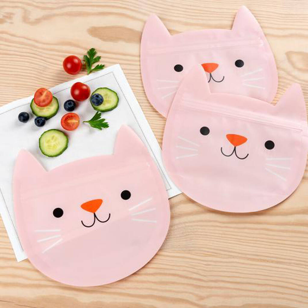 Reusable Cat Snack Bags By Little Lulubel