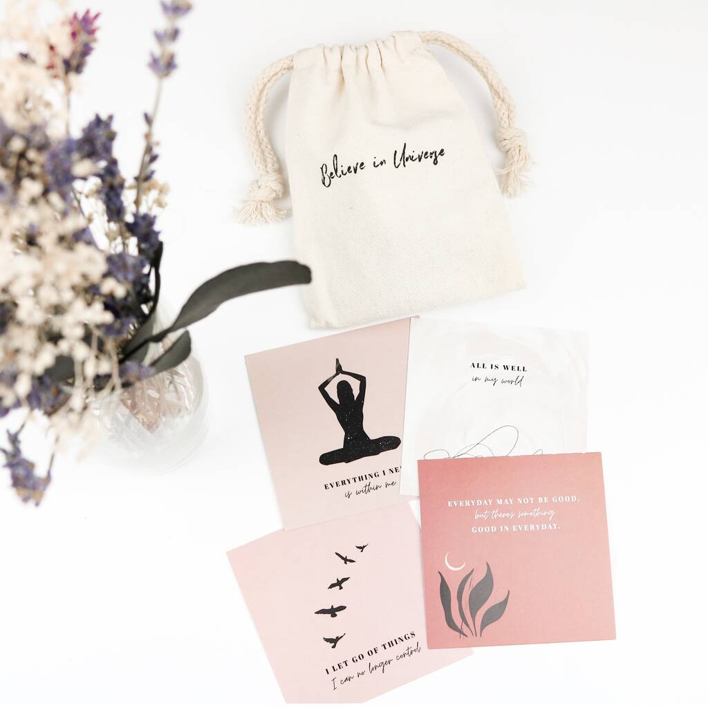 Mindfulness Daily Affirmation Cards Set By Faye Co Papier ...