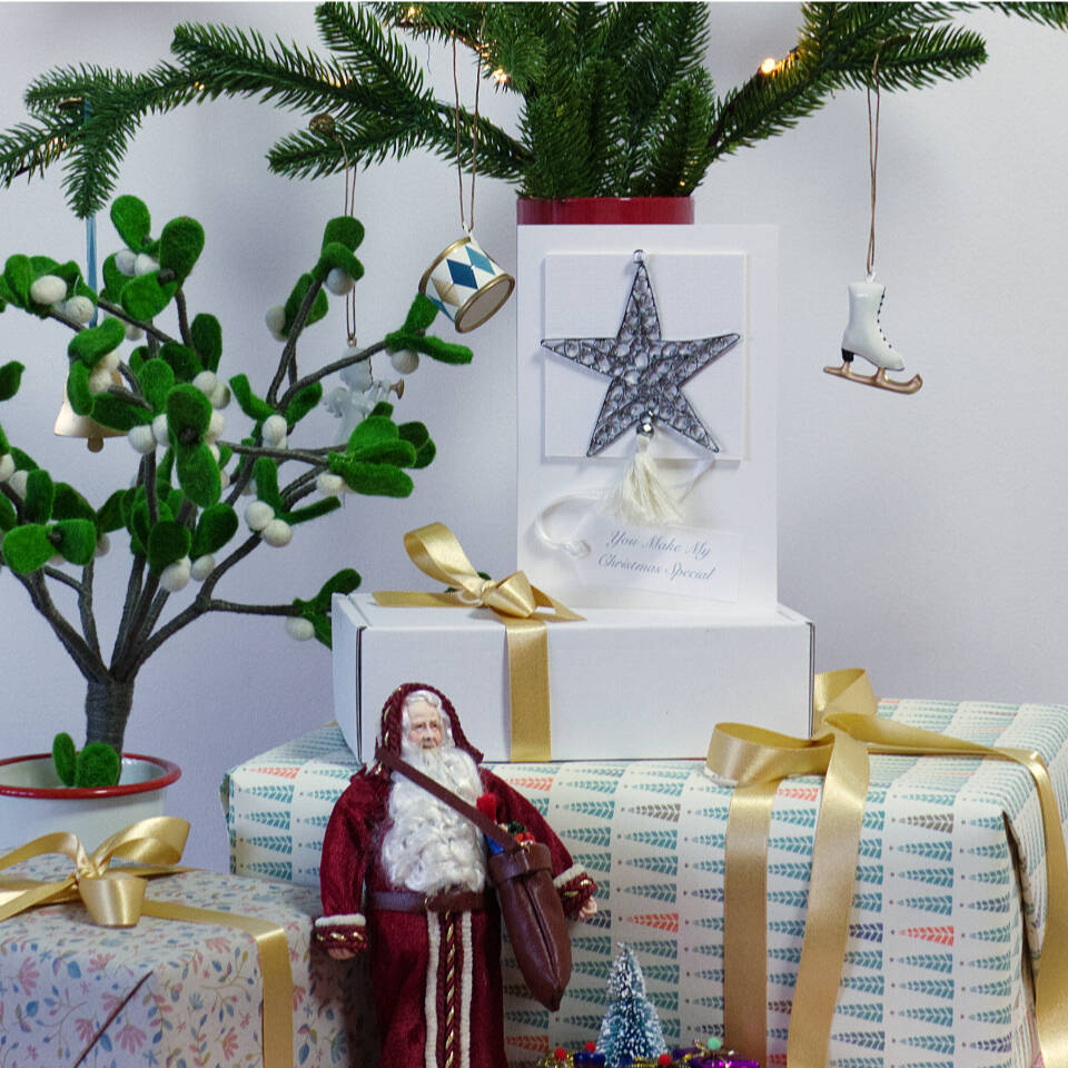 Christmas Star Personalised Card By Karrie Barron | notonthehighstreet.com