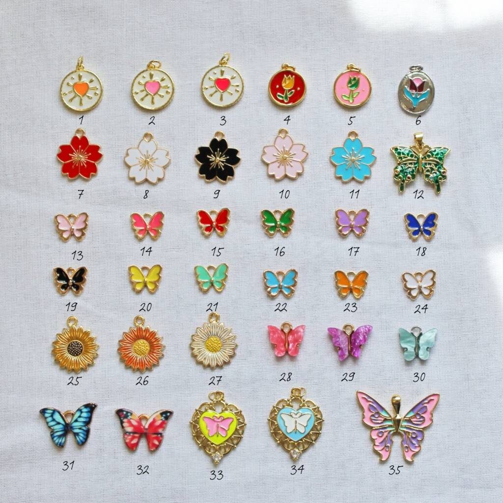 Build Your Own Custom Gold Single Charm Necklace By Lovey Dovey