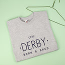'born And Bred' Personalised Men's T Shirt By The Little Handcrafted ...