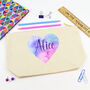 Personalised Heart Pencil Case By Andrea Fays | notonthehighstreet.com