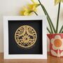 Framed Golden Wedding Personalised Paper Cut By Caroline Rees ...
