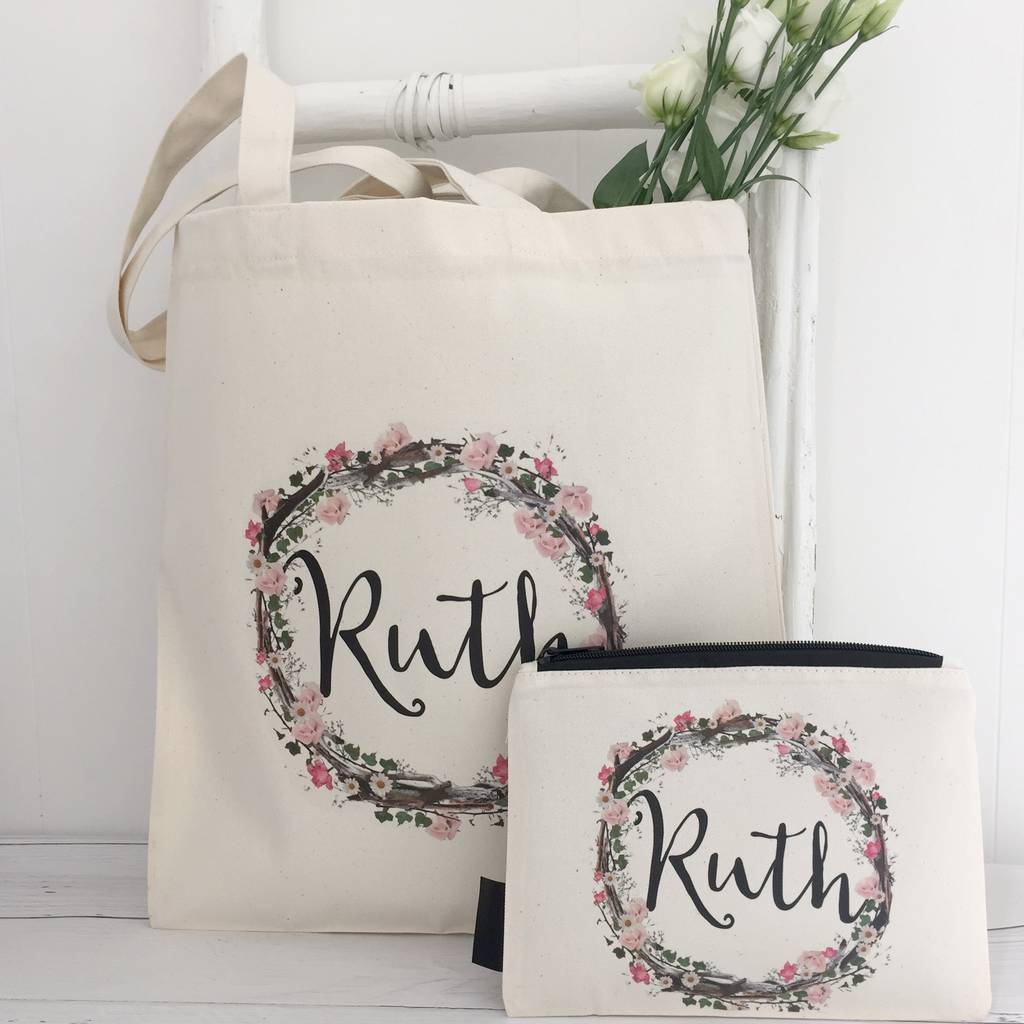 Personalised Wedding Tote Bag By Kelly Connor Designs ...