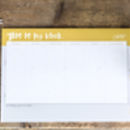 a4 weekly planner desk pad 'this is my week' by i am nat ...