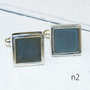 concorde sterling silver cufflinks by hepburn & hughes ...