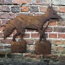 Garden Fox Decoration By Rw Norfolk | notonthehighstreet.com