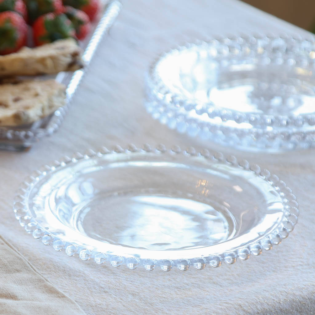 Beaded Glass Serving Plates By Dibor | notonthehighstreet.com