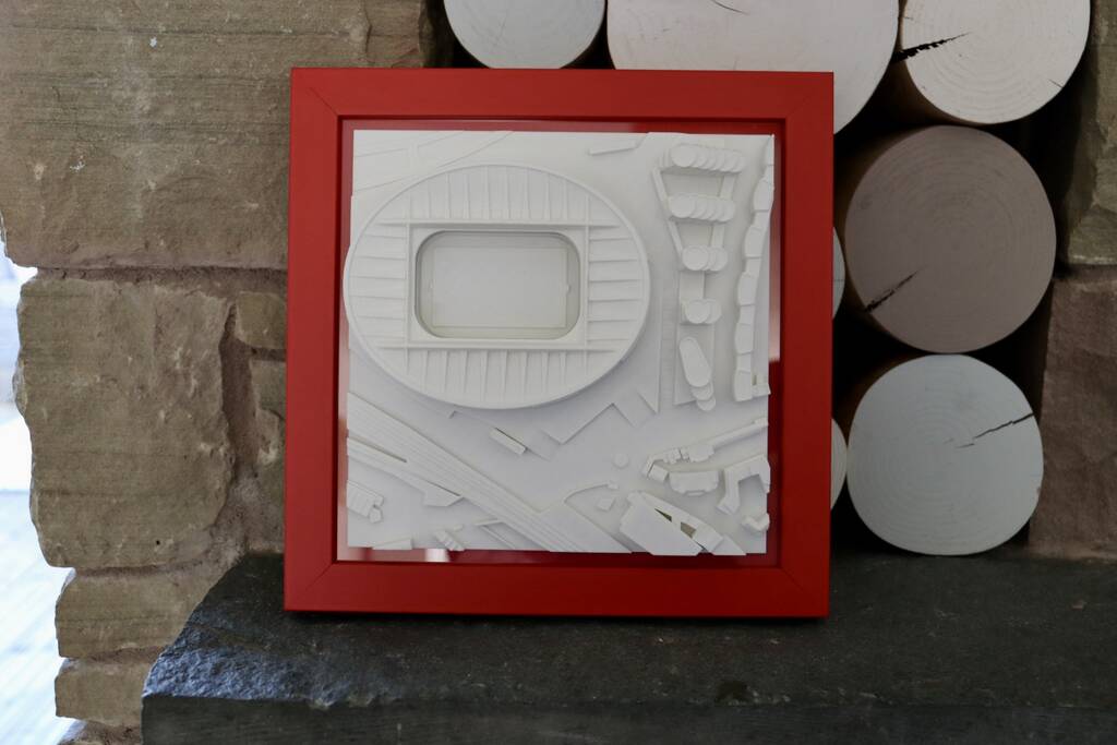 Arsenal Football Gift For Him Emirates Stadium 3D Art By StadiFRAMES ...