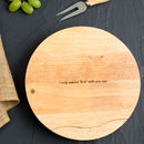 Personalised Engagement 'key To My Heart' Cheese Board By Dust And ...