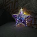 Iridescent 3 D Effect Light Up Star Decoration By Olivia Morgan Ltd ...