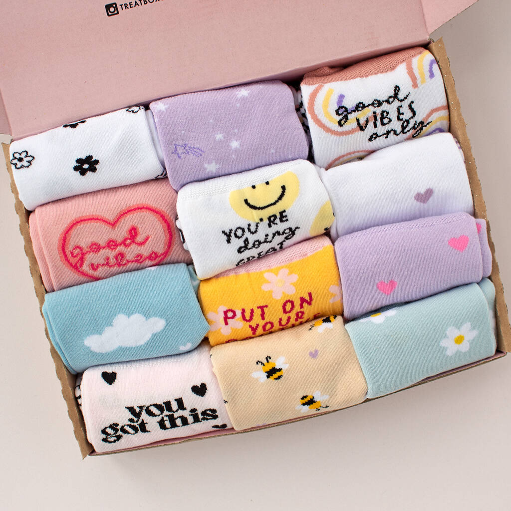 Box Of Socks | Ready To Go Treat Box By TreatBox | notonthehighstreet.com