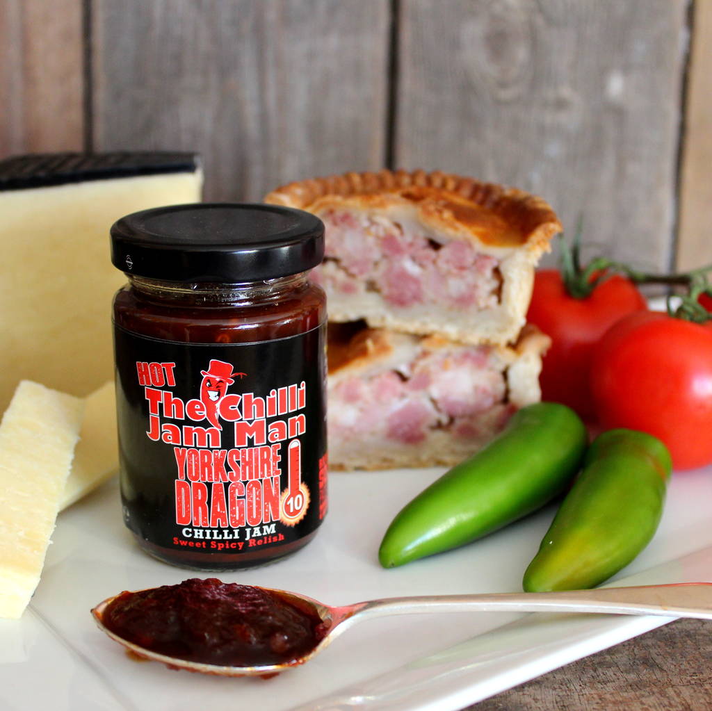 yorkshire dragon chilli jam by the chilli jam man | notonthehighstreet.com