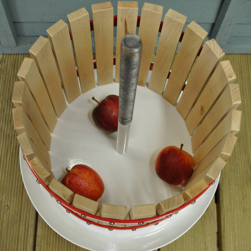 Traditional Twelve Litre Fruit And Apple Press By Garden Selections ...