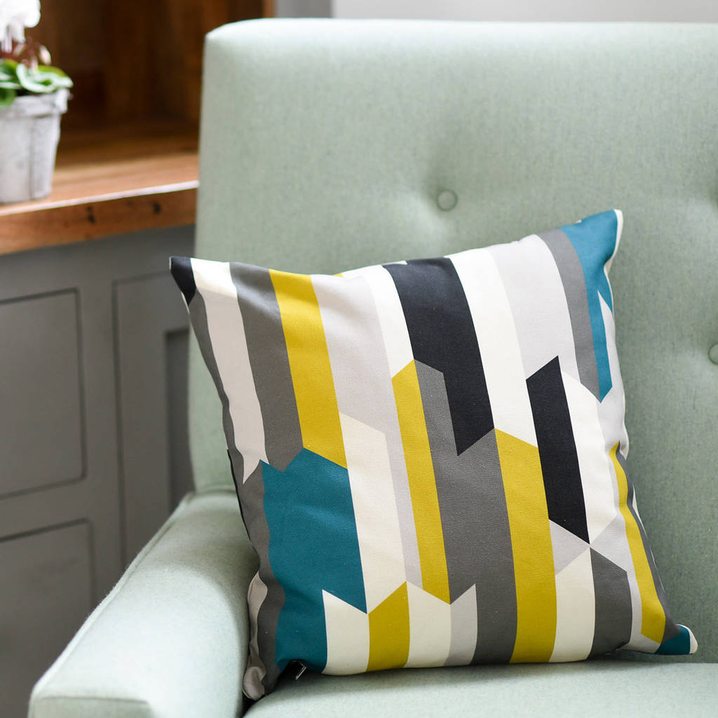 scandinavian rand cushion by more by design | notonthehighstreet.com