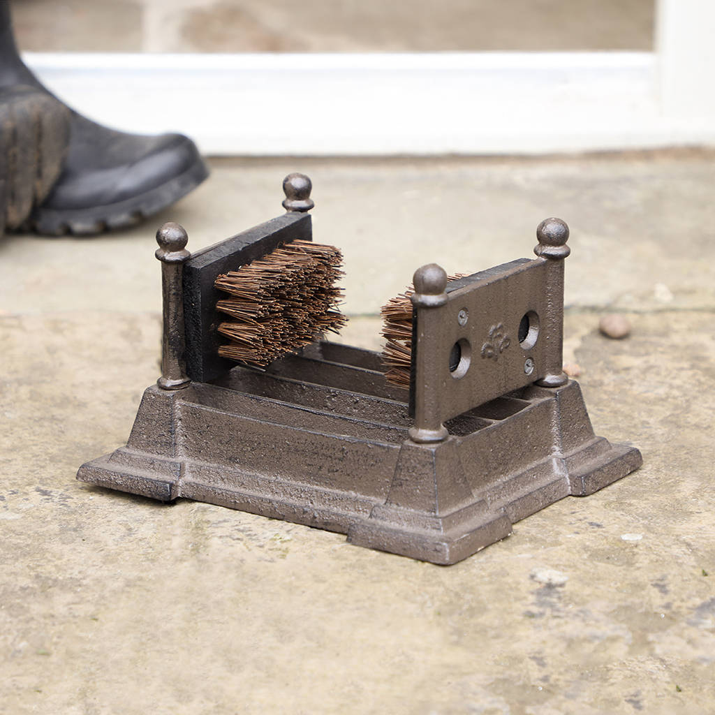 Gardener's Muddy Boot Brush Scraper By Dibor | notonthehighstreet.com