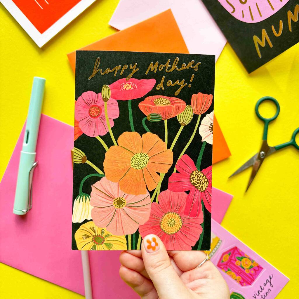 Happy Mother's Day Greetings Card By Kerrie Illustrates