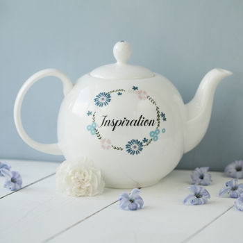 Personalised Inspiration China Teapot By China Betty ...