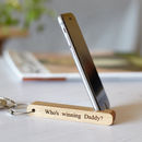 Personalised Phone Stand Keyring By Mij Moj Design | notonthehighstreet.com