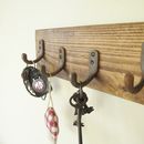Reclaimed Wooden Key Rack By Seagirl And Magpie | notonthehighstreet.com
