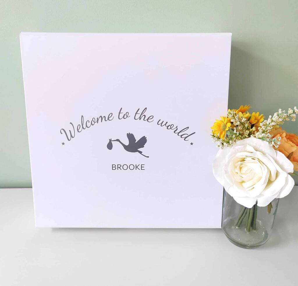 Personalised Box Front For Gift Hamper By Beatrice & Barley