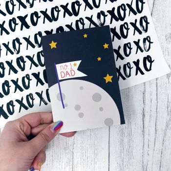 number one dad card by xoxo designs by ruth | notonthehighstreet.com