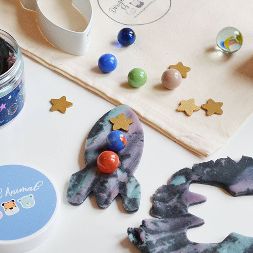 Space Galaxy Playdough Kit By Dough Animal | notonthehighstreet.com