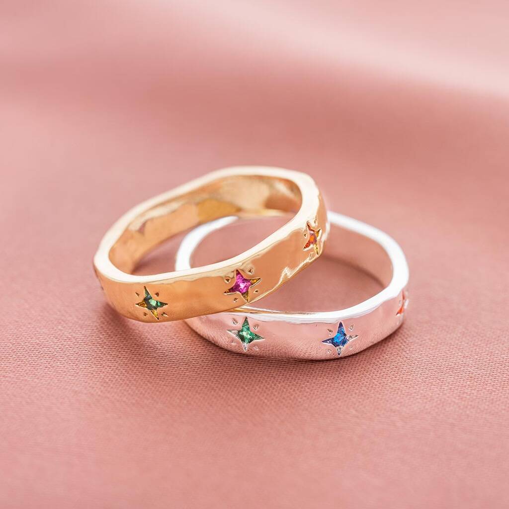 Starlight Crystal Personalised Ring By Bloom Boutique ...