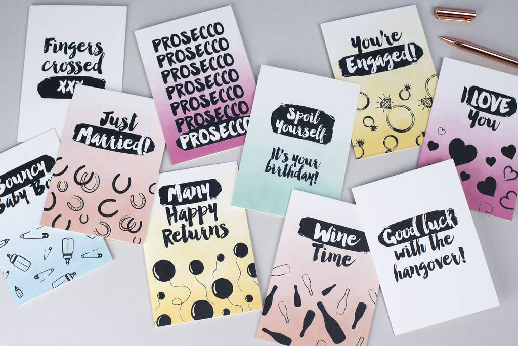 Spoil Yourself Birthday Card By Bonnie Blackbird Notonthehighstreet spoil-yourself-birthday-card-by-bonnie-blackbird-notonthehighstreet