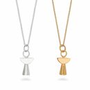 Small Angel Pendant Necklace Sterling Silver By Lime Tree Design ...