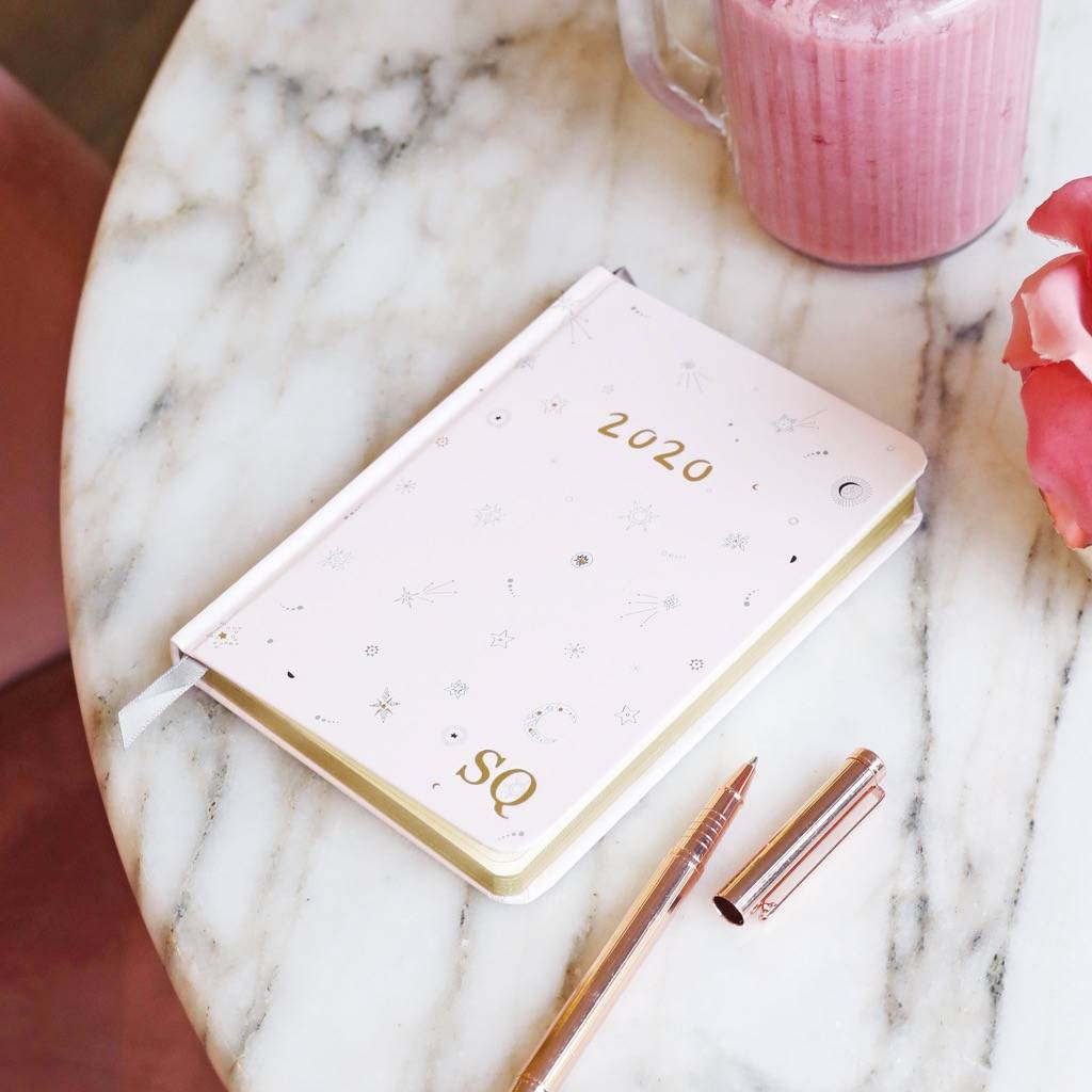 personalised pink a6 2020 diary by lisa angel | notonthehighstreet.com