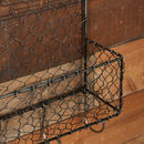 Black Wire Wall Mounted Garden Storage Rack By Dibor ...