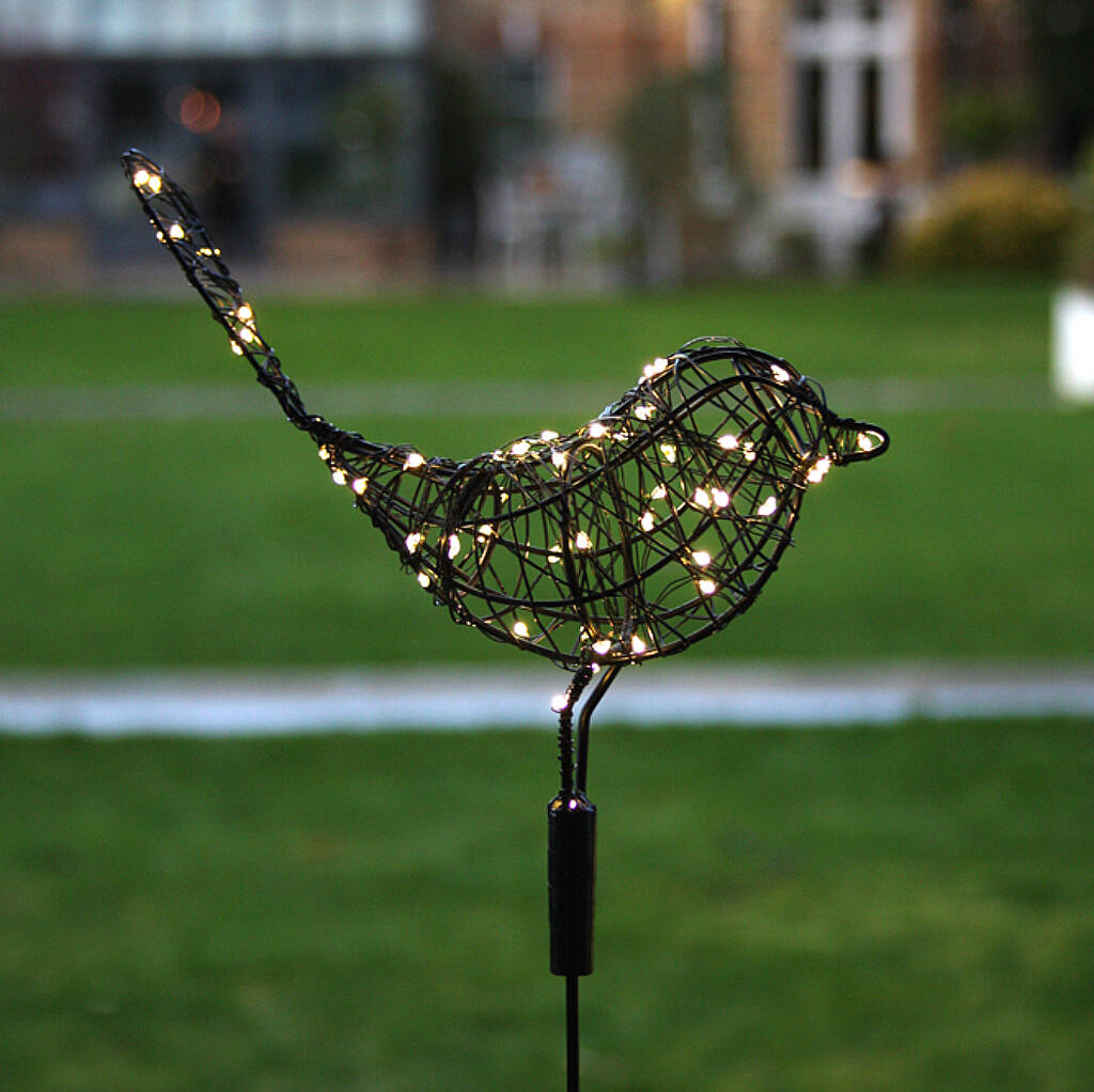 Outdoor Robin Solar Light By Primrose & Plum | notonthehighstreet.com