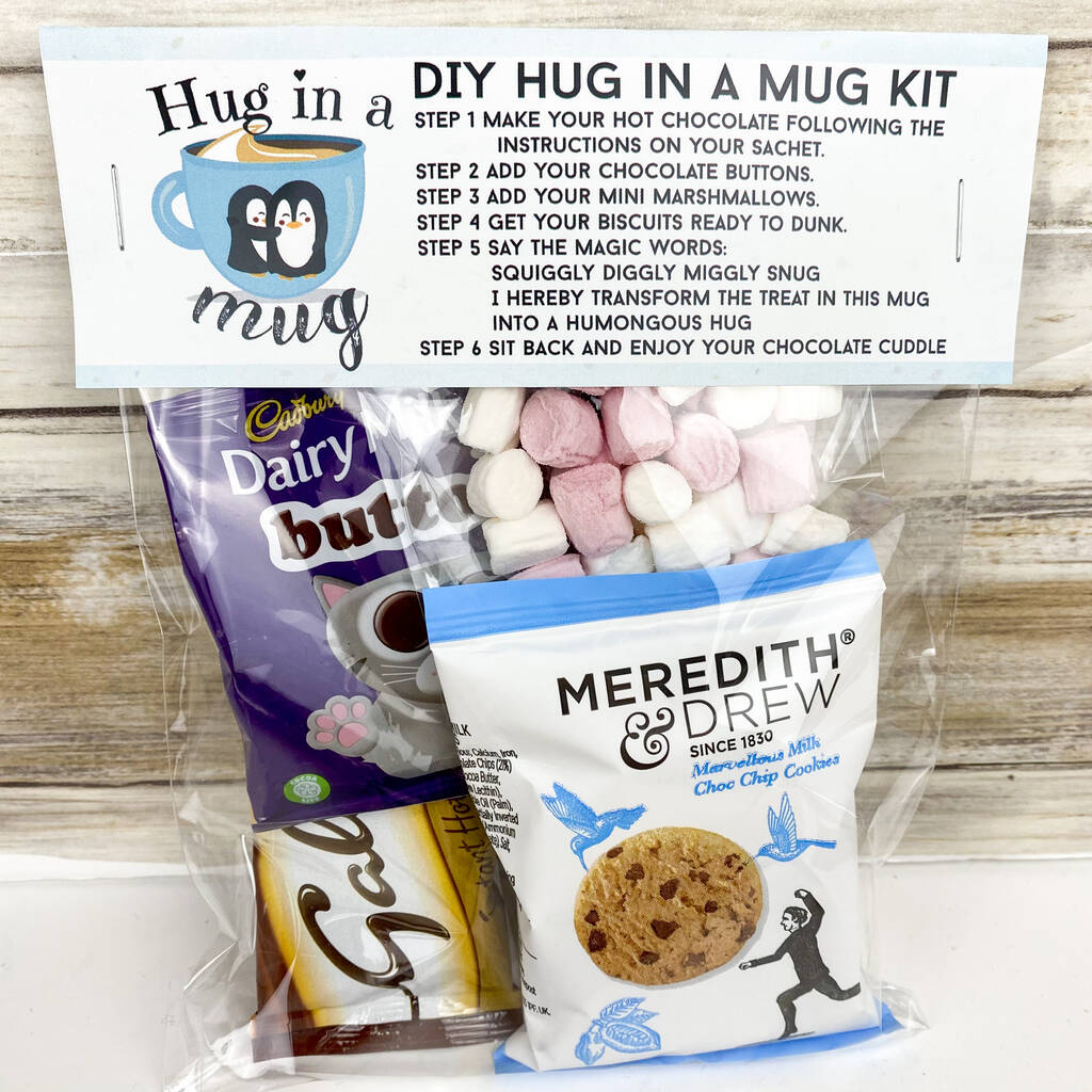 Hug In A Mug Diy Hot Chocolate Treat Kit By Dinki Belle 