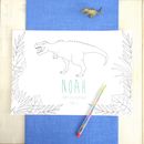 Children's Personalised Party Colouring In Place Mats By Chi Chi Moi ...