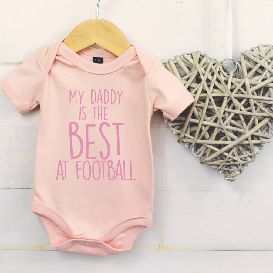 'my daddy is the best…' personalised babygrow by lovetree design ...