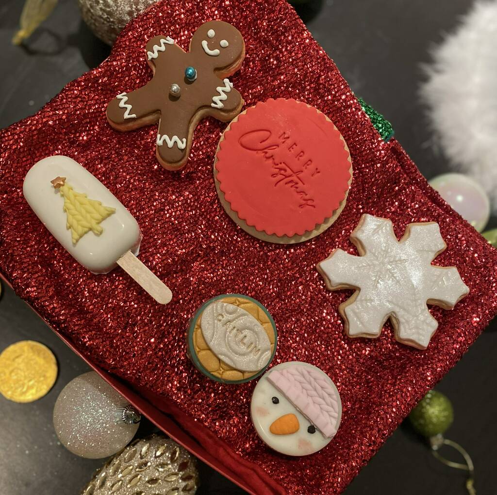 Cute And Personalised Christmas Sweet Treat Hamper By La Di Da Sweet ...