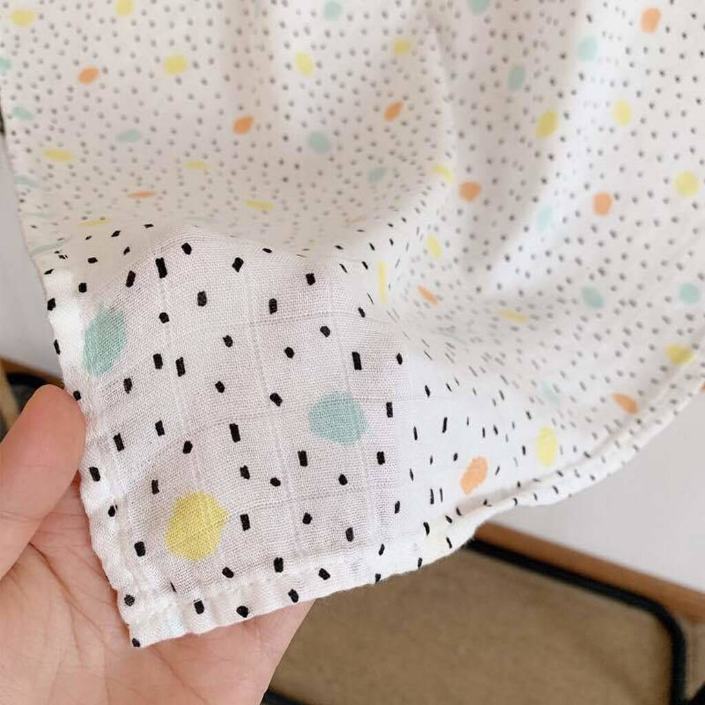 Extra Large Dot Bamboo Muslin By Bumble Baby Boutique ...