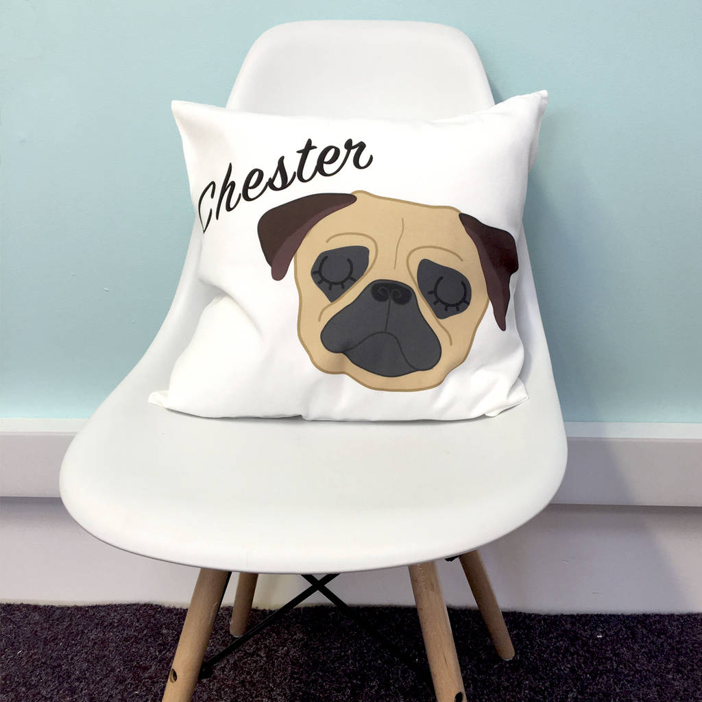 Dog Cushion Cover Personalised By Hoobynoo | notonthehighstreet.com