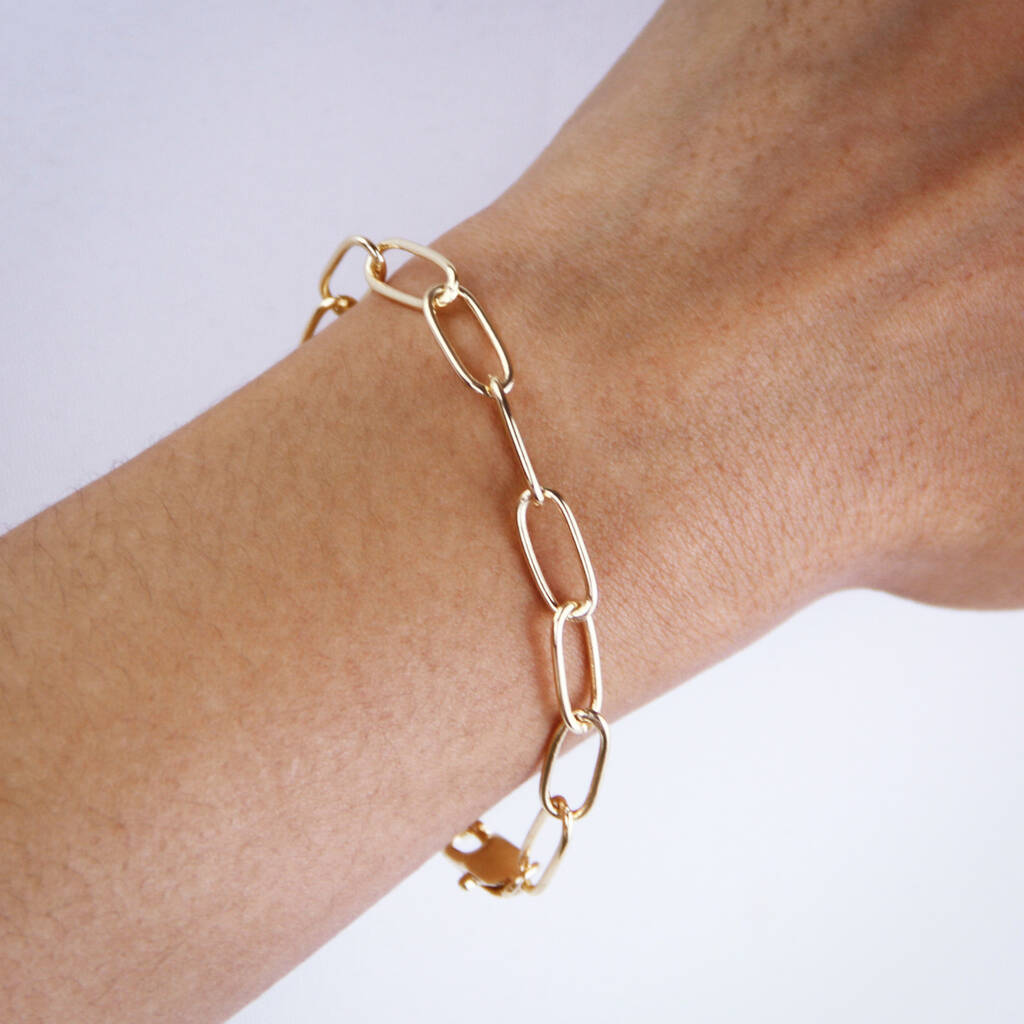 Chunky Link Chain Bracelet By Gaamaa