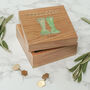 Personalised Welly Boot Oak Jewellery Box By This Is Nessie ...