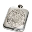 Skull And Hearts Hip Flask With Free Engraving By David Louis Design ...