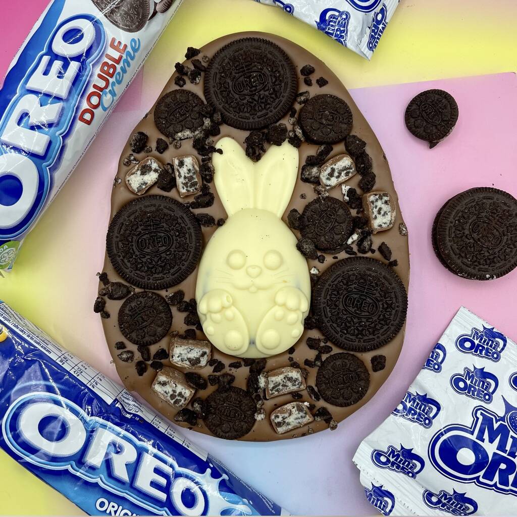 Easter Egg Slab With Stuffed Bunny Centre By Choc Til You Drop ...