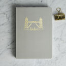 Personalised London Landmarks Notebook By Posh Totty Designs Creates ...