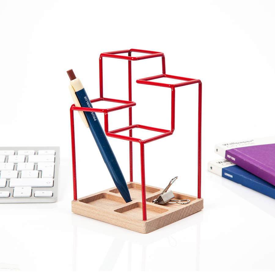 sketch desk tidy by block design | notonthehighstreet.com