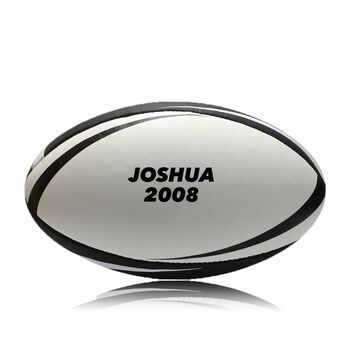 Personalised Rugby Ball By We Print Balls | notonthehighstreet.com