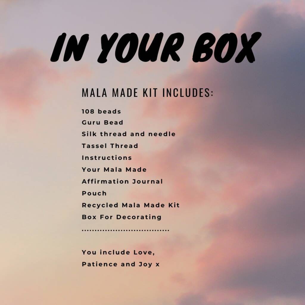 Mindfulness Mala Making Kit Self Care By Spiritual Gifts