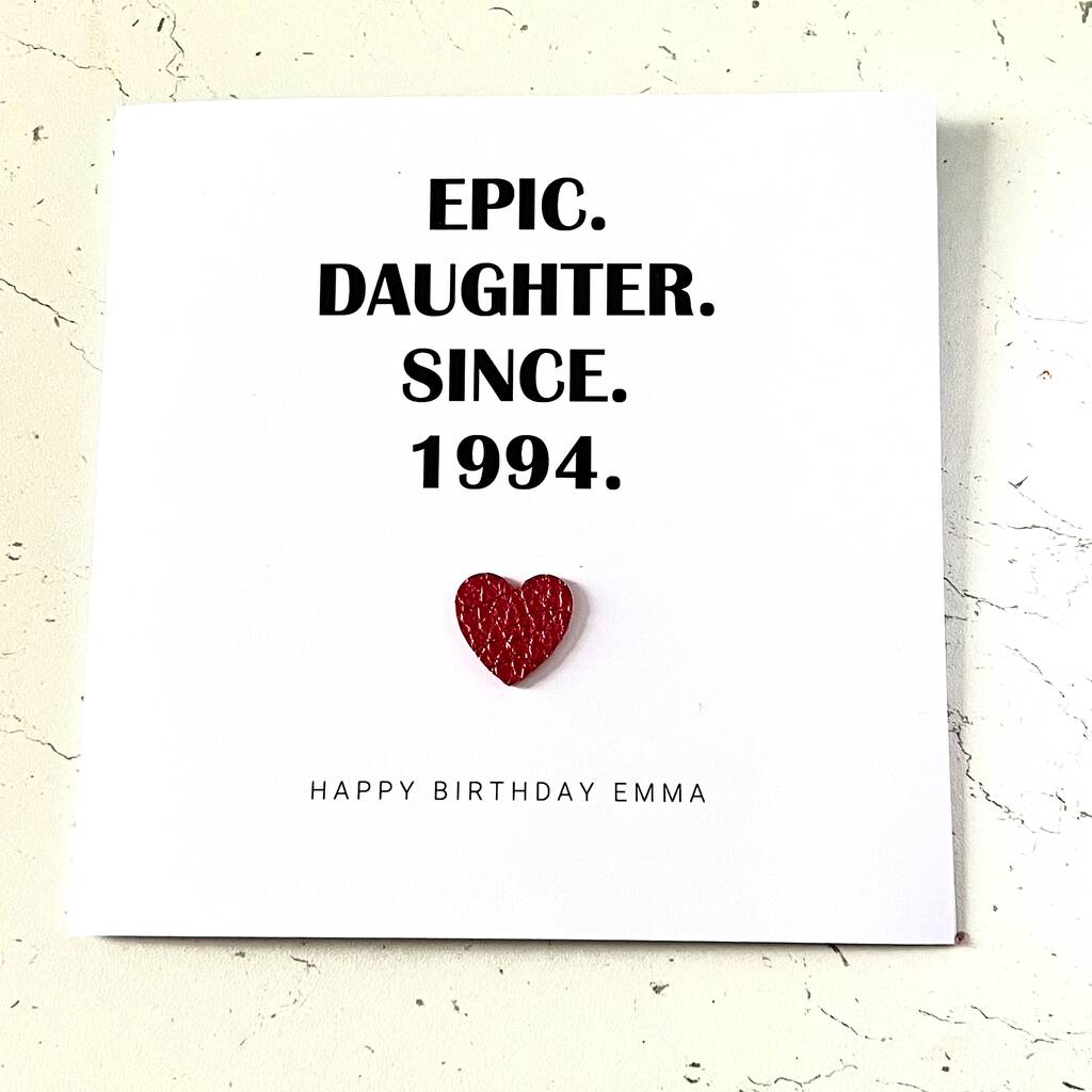 Personalised Daughter Birthday Card Epic Daughter By The Dogs Collars 
